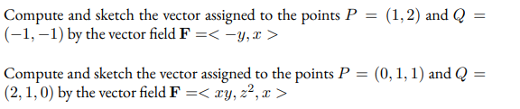 Solved Compute and sketch the vector assigned to the points | Chegg.com