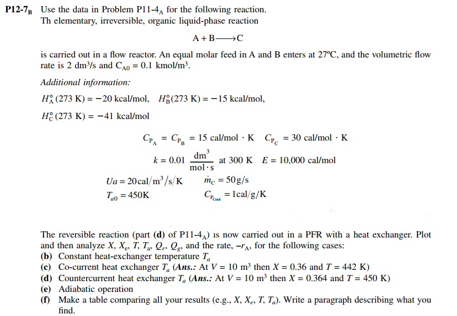 Solved 2-7 BB Use the data in Problem P11-4 AA for the | Chegg.com