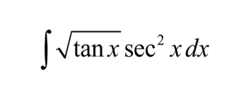 Solved ∫tanxsec2xdx | Chegg.com