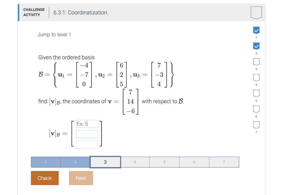 Solved CHALLENGE ACTIVITY 6.3.1: Coordinatization. Jump to | Chegg.com
