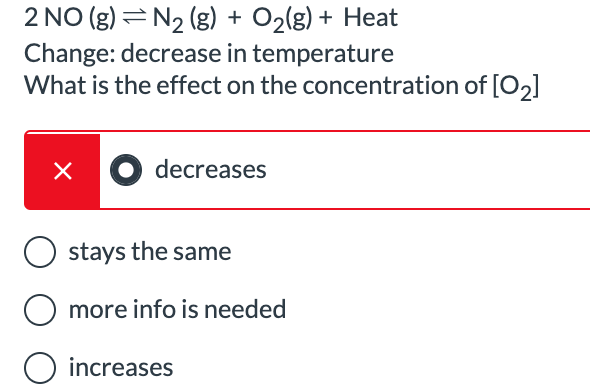 Solved 2 SO3(g) + Heat = 2 SO2(g) + O2 (g) Change: increase | Chegg.com