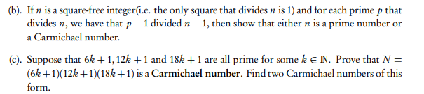 Solved (b). If n is a square-free integer(i.e. the only | Chegg.com