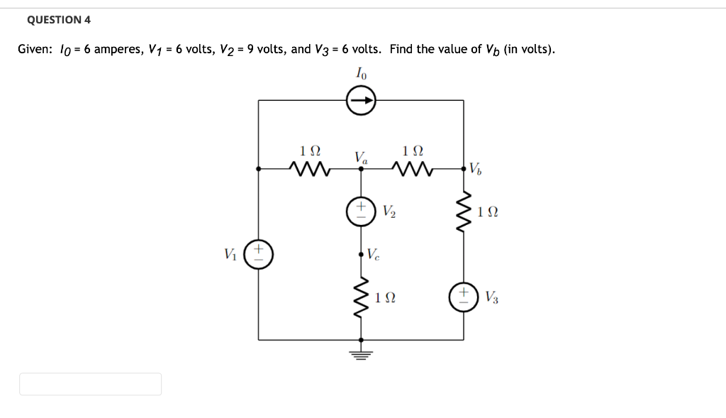 Solved Given: V1=18 volts, R1=1/5ohm,R2=1/6ohm,R3=1/2ohm, | Chegg.com