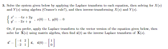 Solved Use the eigenvector method to find the general | Chegg.com