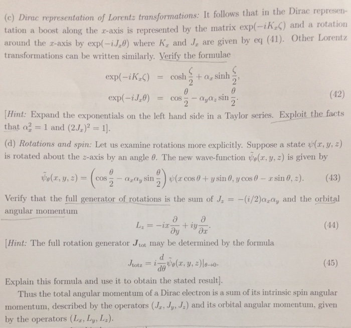 Boosts: In special relativity 101 we learn that a | Chegg.com