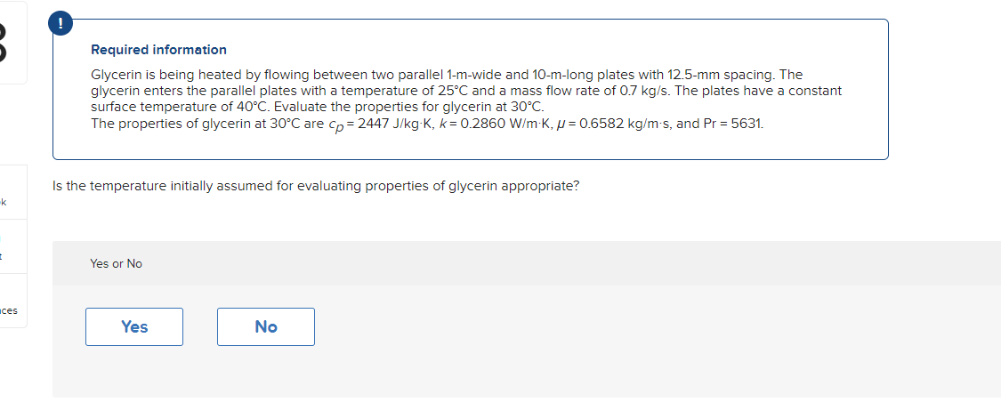 Solved Glycerin is being heated by flowing between two | Chegg.com