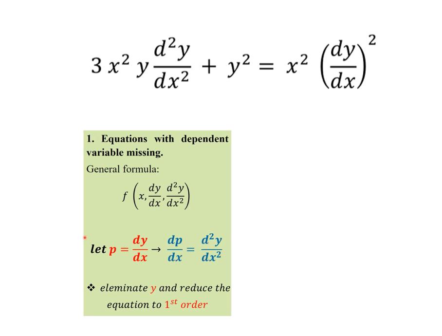 Solved 2 3 x2 y day + y2 = x2 dy \dx dx2 1. Equations with | Chegg.com
