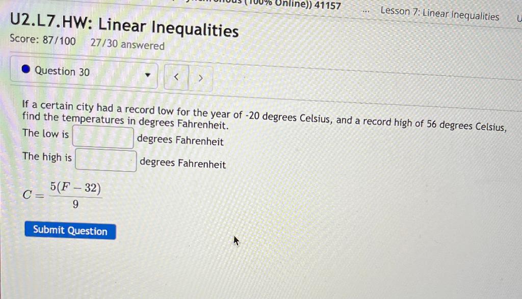 Solved If a certain city had a record low for the year of | Chegg.com