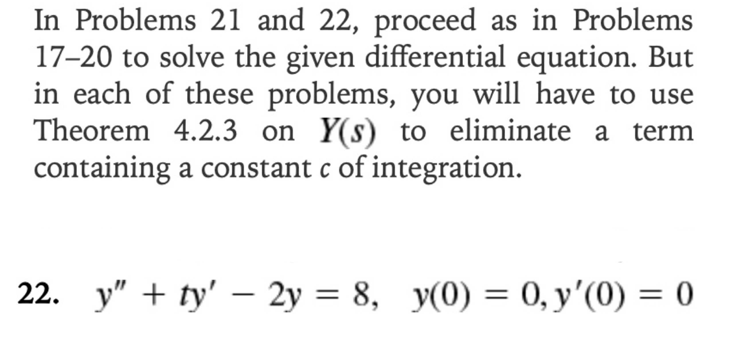 Solved In Problems 21 and 22, proceed as in Problems 17−20 | Chegg.com