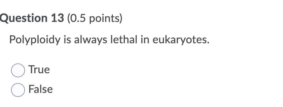 Solved Question 12 (0.5 points) Deletions, duplication and | Chegg.com