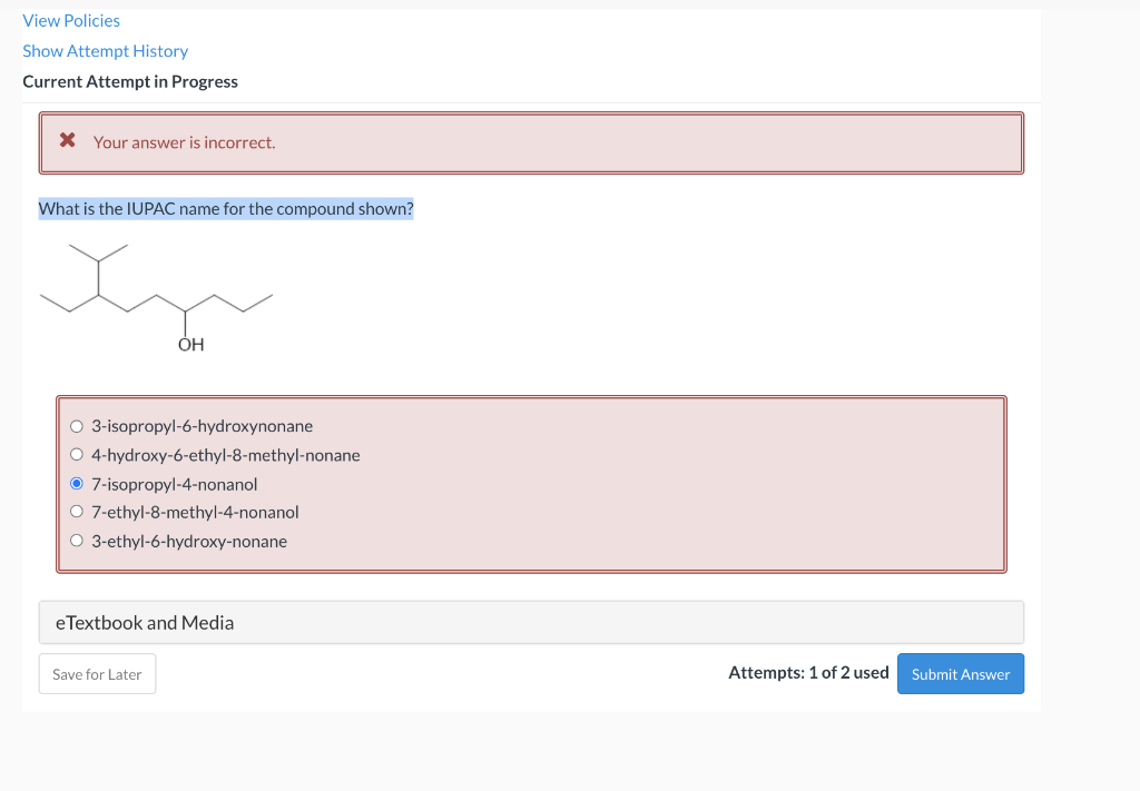 Solved View Policies Show Attempt History Current Attempt in | Chegg.com
