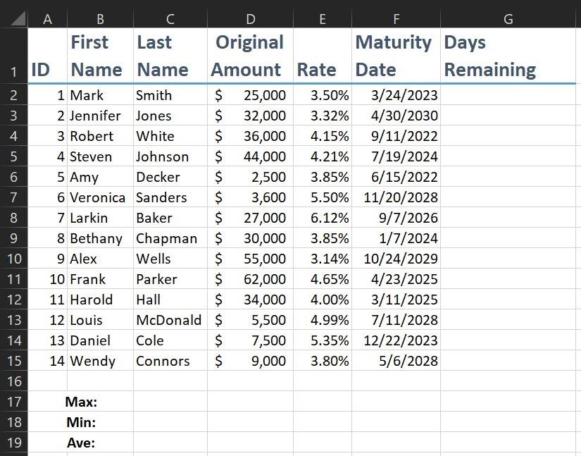 Calculate Payment Pmt Function Use The Pmt