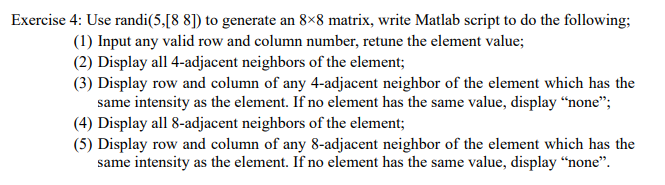 Solved Exercise 4 Use Randi 5 88 To Generate 