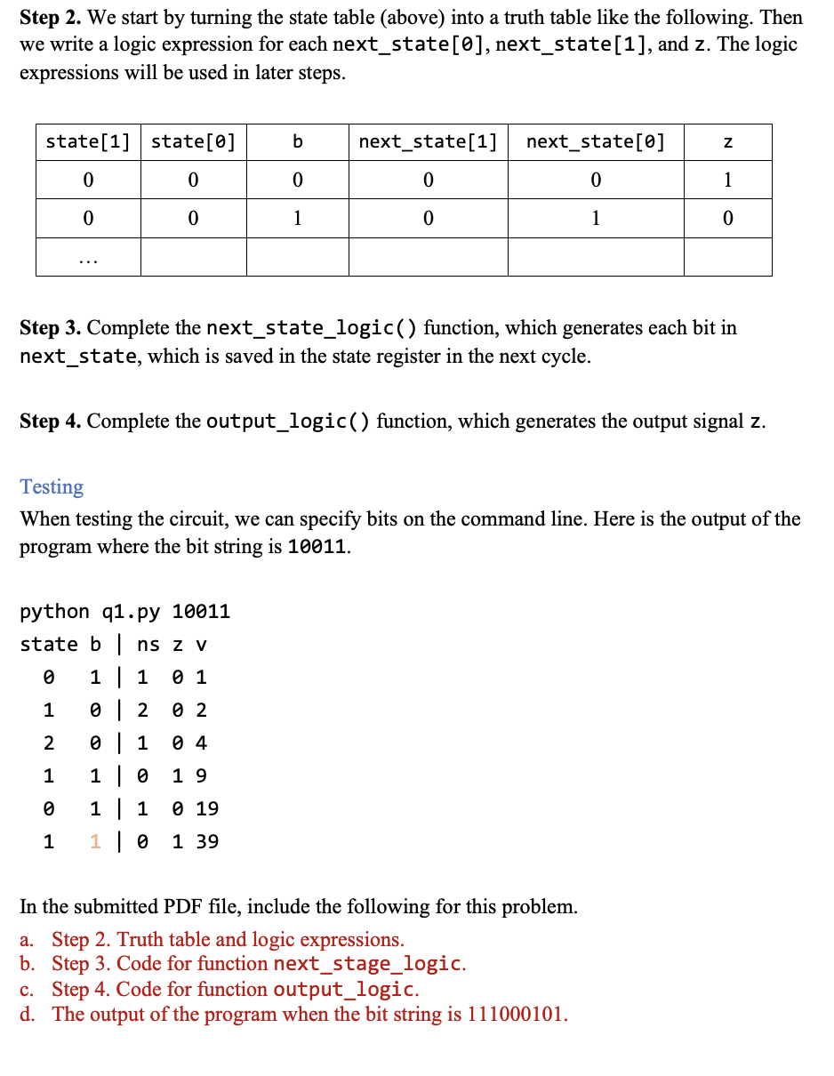 Solved This is the skeleton code from myhdl import block, | Chegg.com