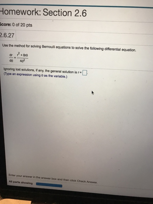 Solved Homework Section 2 6 Core 0 Of 20 Pts 2 6 27 Use The