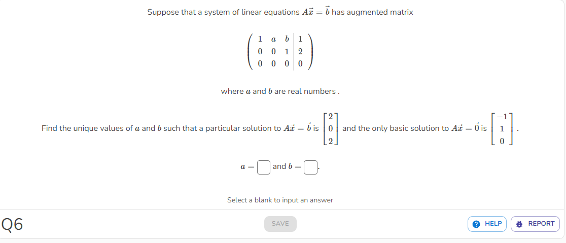 Solved Suppose that a system of linear equations Ax=b has | Chegg.com