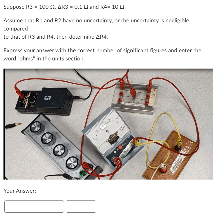 Solved Suppose \\( \\mathrm{R} 3=100 \\Omega, \\Delta | Chegg.com