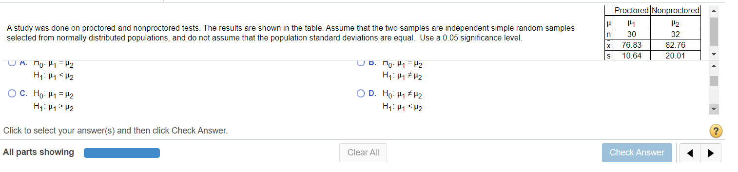 Solved Instructor-created question Question Help A study was | Chegg.com