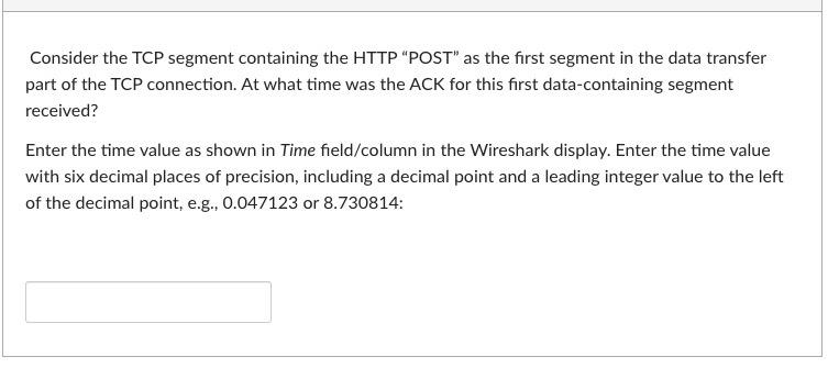 Solved 3 + - = tcp-wireshark-trace 1-1.pcapng I Apply a | Chegg.com