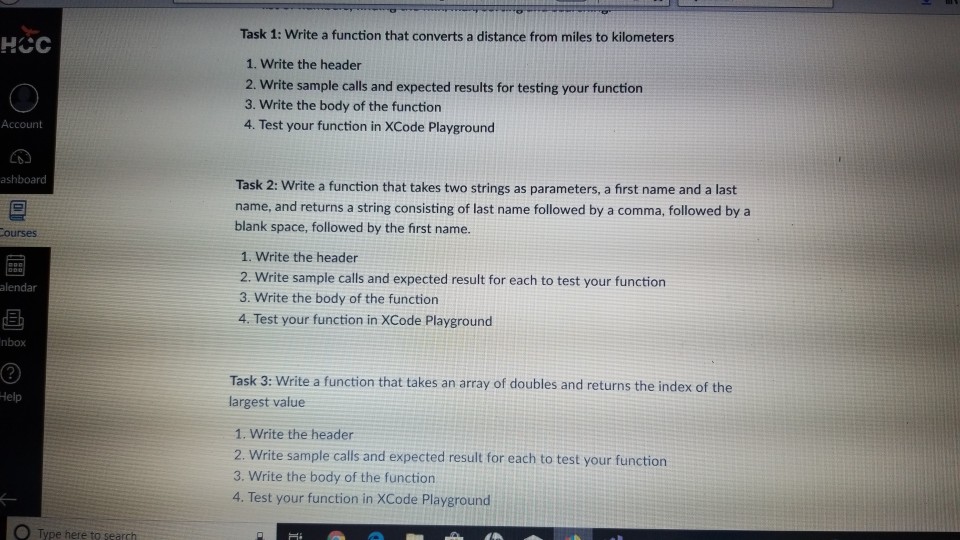 Solved Task 1: Write a function that converts a distance | Chegg.com