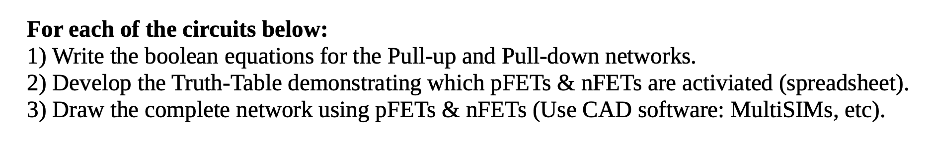 Solved For each of the circuits below: 1) Write the boolean | Chegg.com