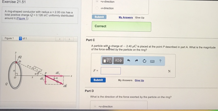 Solved A ring shaped conductor with radius a = 2.00 cm has a | Chegg.com