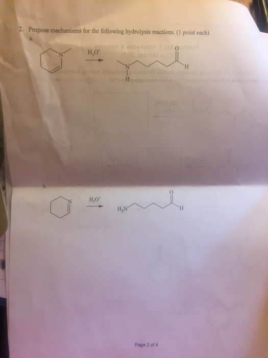 Solved Propose mechanisms for the following hydrolysis | Chegg.com