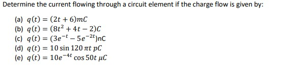 Solved Determine the current flowing through a circuit | Chegg.com