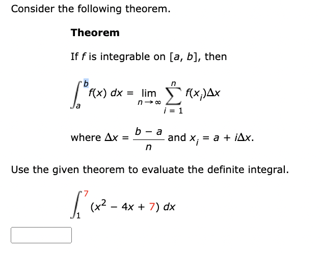 Solved Consider the following theorem. Theorem If f is | Chegg.com