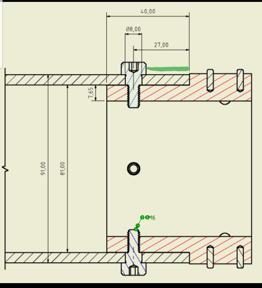 A 316 stainless steel square boss supports an | Chegg.com