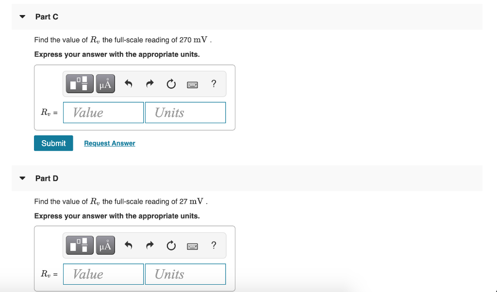 Solved A Review | Constants A d'Arsonval voltmeter shown in | Chegg.com
