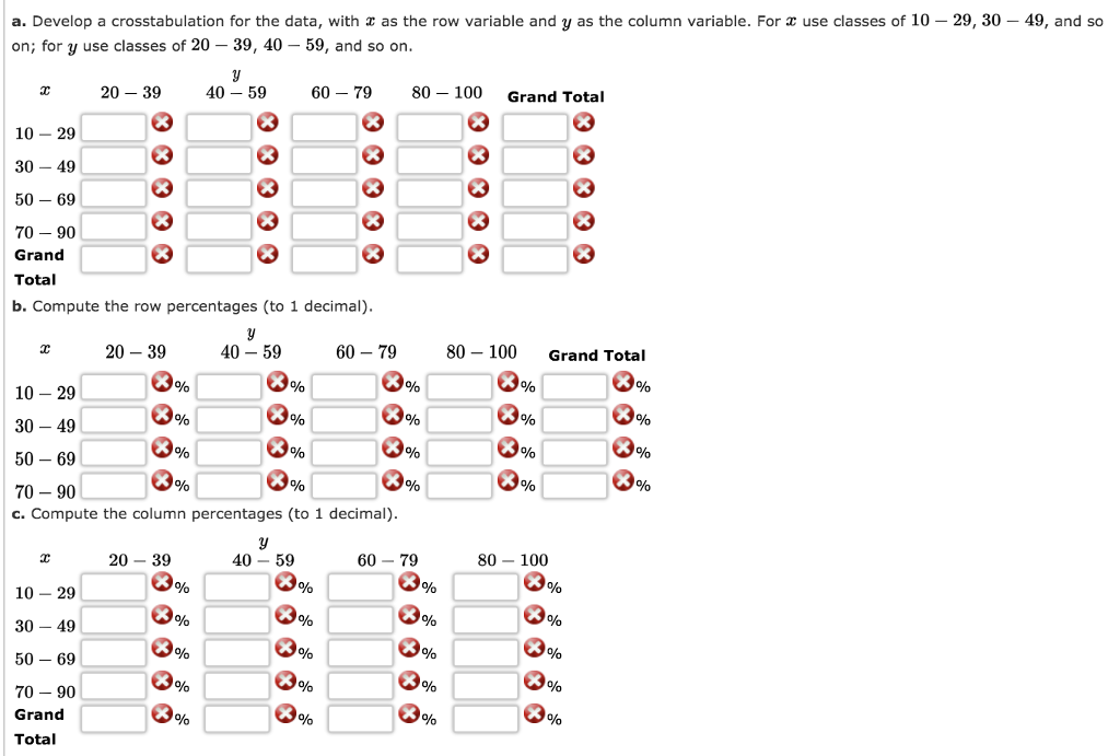 Solved The following observations are for two quantitative | Chegg.com