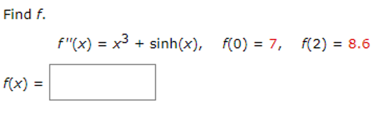 Solved Find f. f'(x) = 1 + 3x, f(4) = 27 f(x) = Find f. | Chegg.com Solved Find f. f'(x) = 1 + 3x, f(4) = 27 f(x) = Find f. | Chegg.com