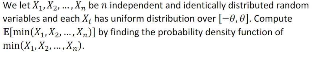 Solved We let X1,X2,…,Xn be n independent and identically | Chegg.com