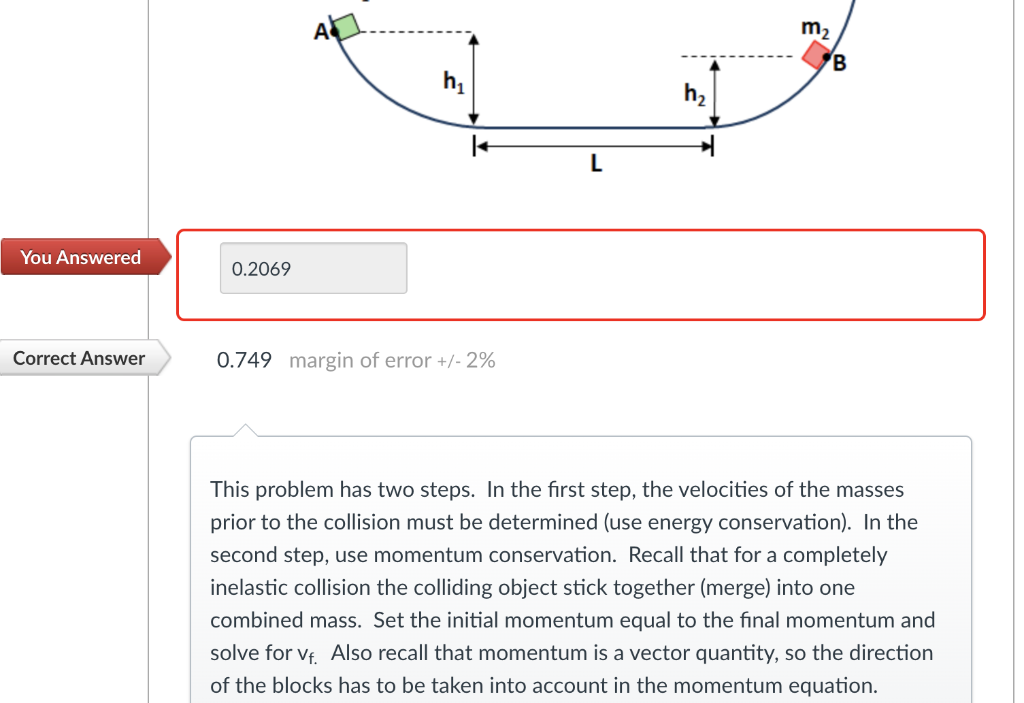 Solved Two blocks (masses m1 = 0.12 kg and m2 = 0.09 kg) are | Chegg.com