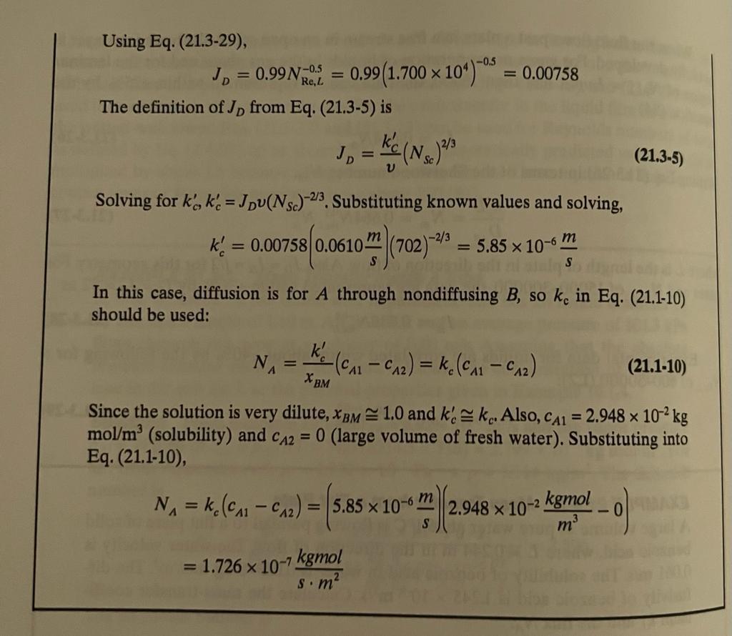 Solved Pure water at 26.1°C is flowing at a velocity of 0.05 | Chegg.com
