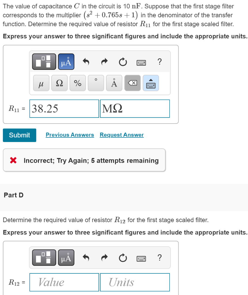 Solved Using 10nF capacitors and ideal op amps, design a | Chegg.com