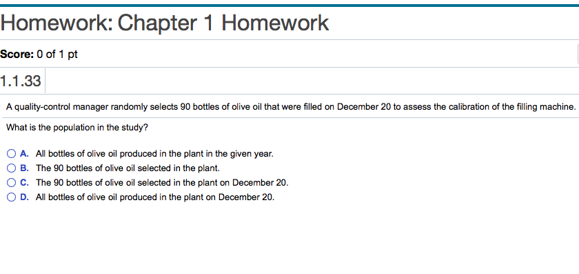 Solved Homework Chapter 1 Homework Score 0 Of 1 Pt 1 1 33