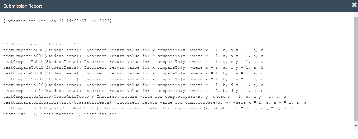 Solved ClassRoll.Java CODE import java.util.Arrays; import | Chegg.com