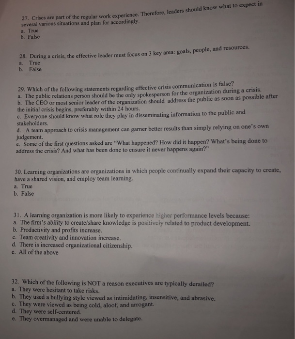 Solved 1. The Greek word charisma means: a. "extraordinary | Chegg.com
