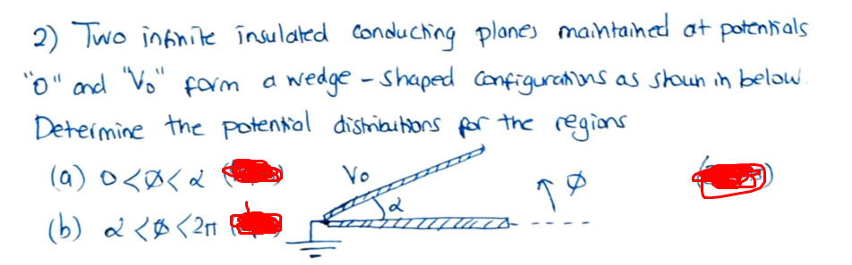 Solved 2) Two infinite insulated conducting planes | Chegg.com