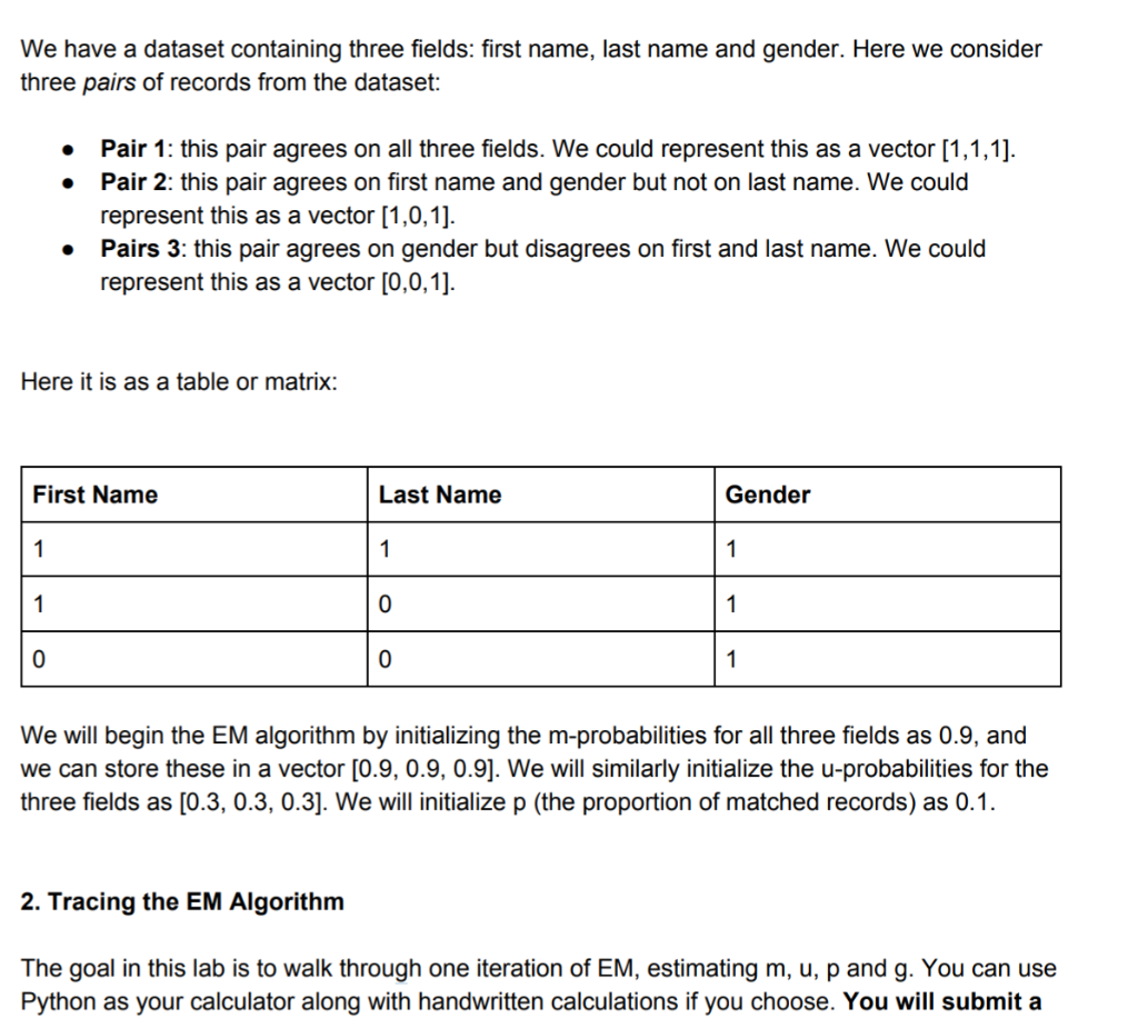 We have a dataset containing three fields: first | Chegg.com