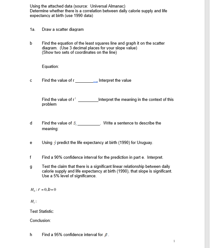 Solved Write a sentence to interpret the meaning in the | Chegg.com