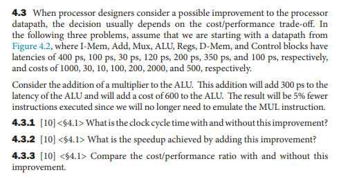 4.2 The basic single-cycle MIPS implementation in | Chegg.com