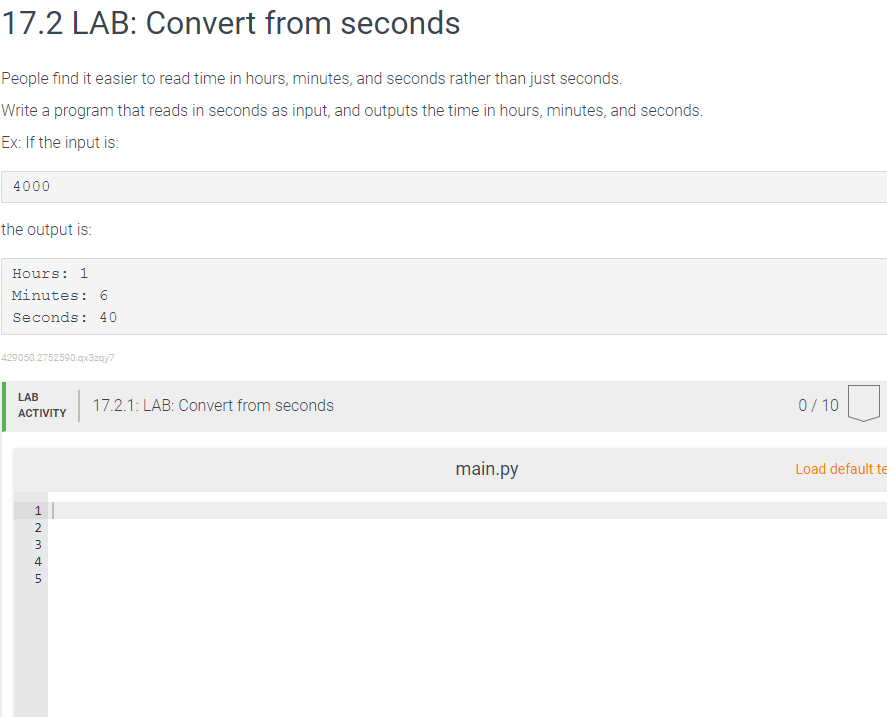Solved Load Default Te 