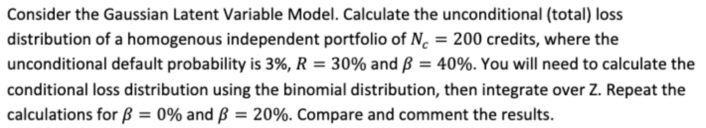 Solved Consider the Gaussian Latent Variable Model. | Chegg.com