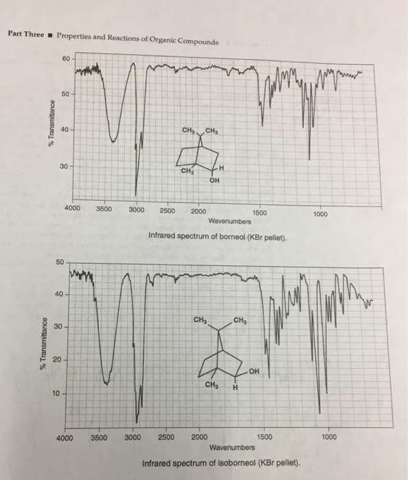 Solved 1) Interpret the major absorption bands in the IR | Chegg.com