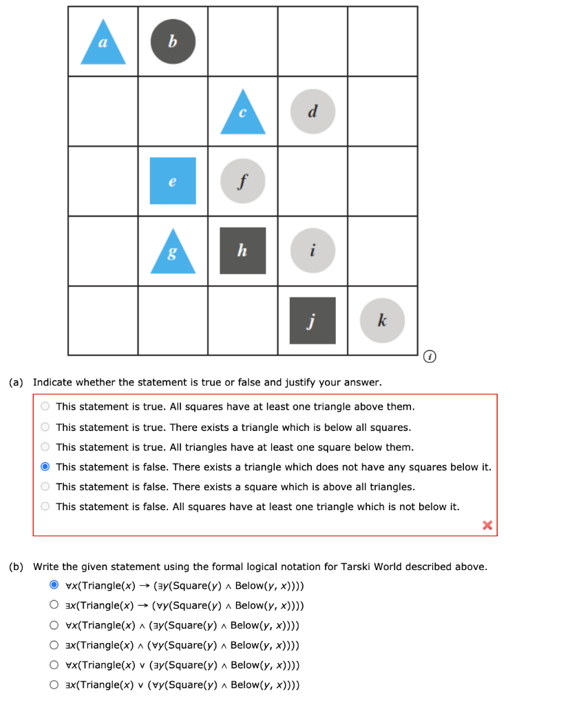 Solved Use The Following Formal Logical Notation To Complete Chegg