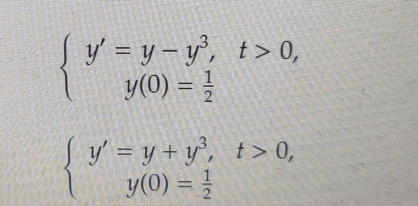Solved Check If The Solutions Of This Two Are Still Bounded