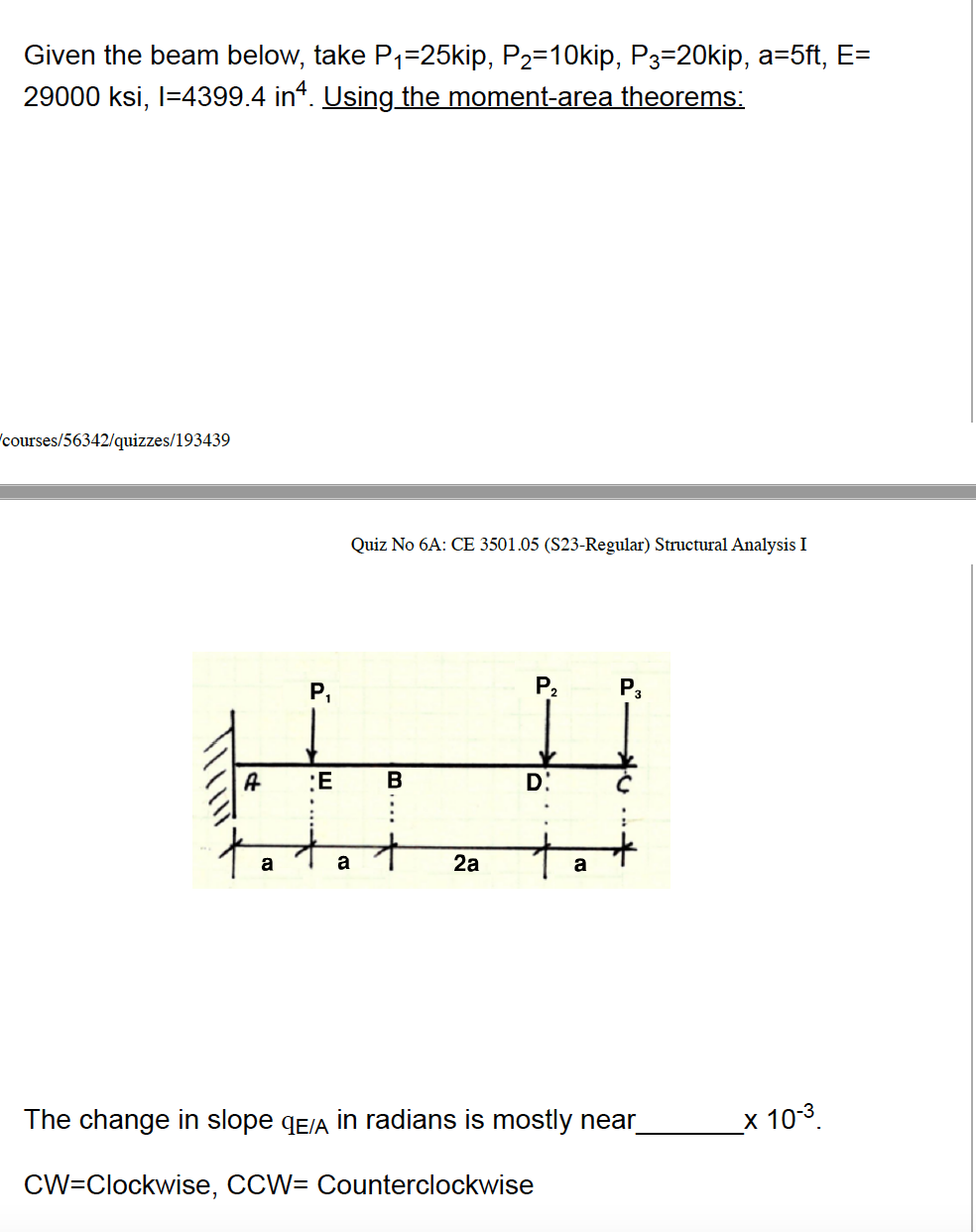 Solved Given the beam below, take | Chegg.com